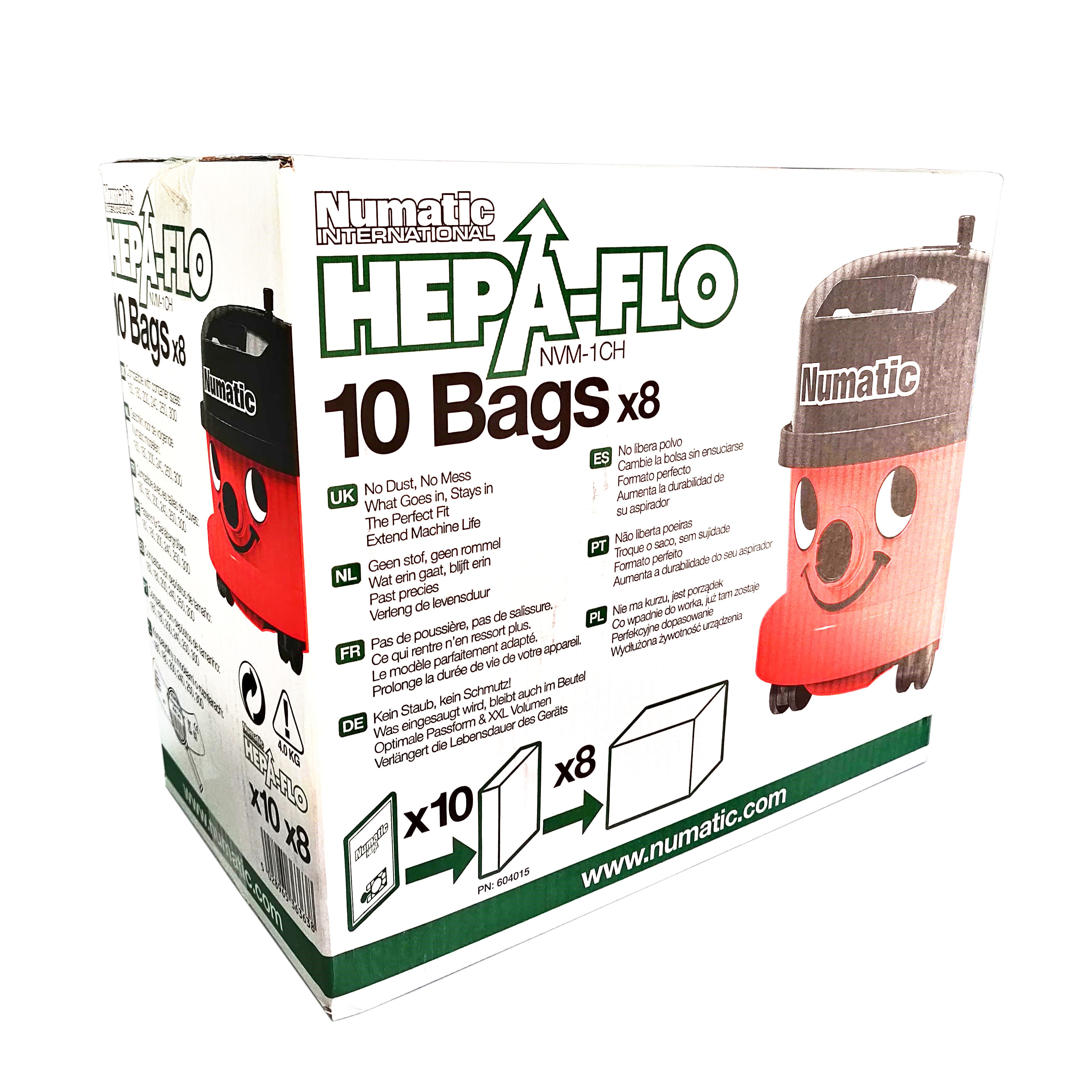 Spectrum Cleaning Solutions - Genuine Numatic Henry Hoover Bags - Case ...